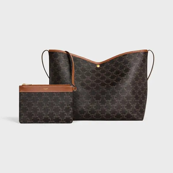 Celine Triomphe Canvas Soft Shopper Bag