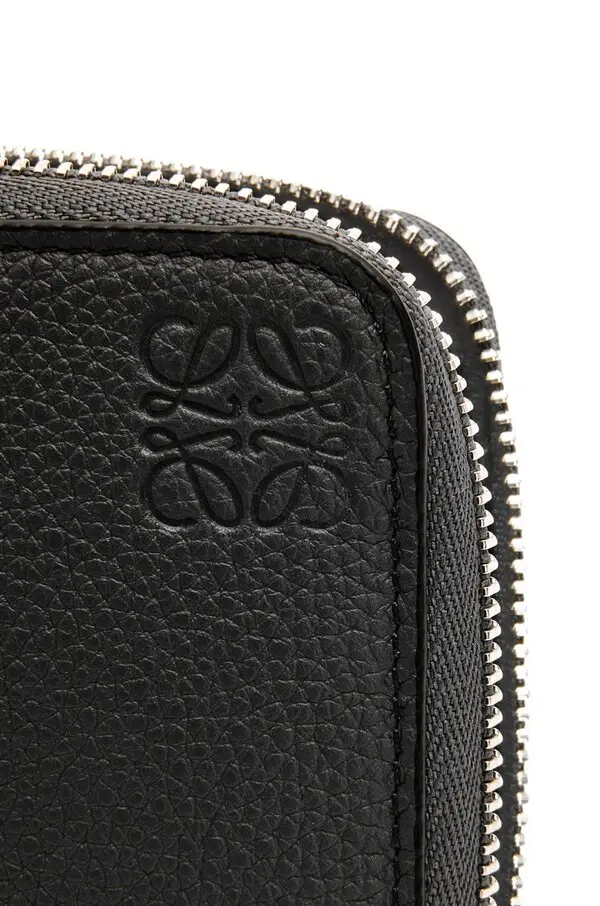 Loewe Zip Around Wallet In Soft Grained Calfskin