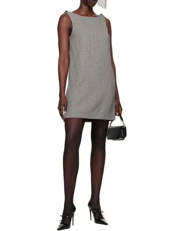 Dolce & Gabbana Houndstooth Sleeveless Dress