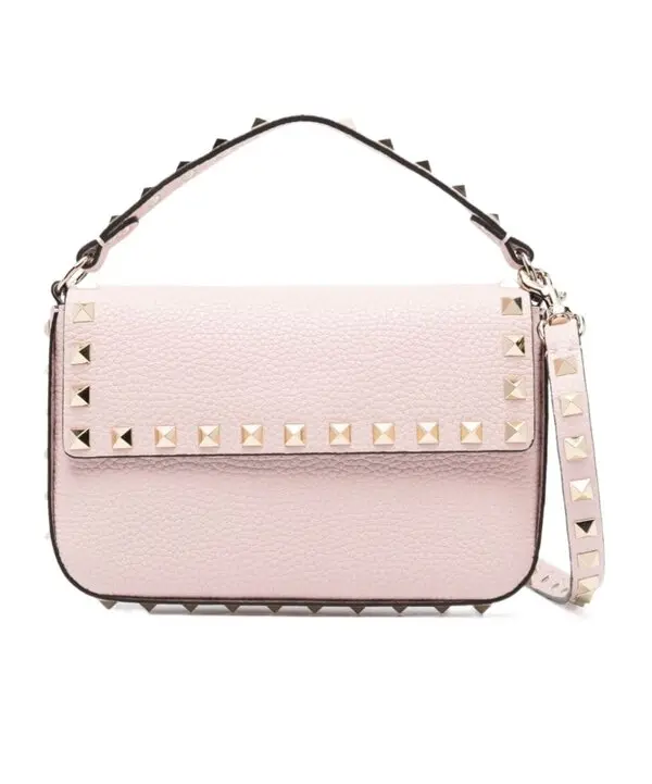 Valentino Garavani Rockstud Foldover Top Pouch - Pink
