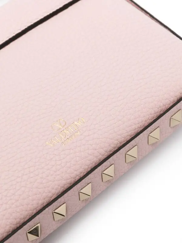 Valentino Garavani Rockstud Foldover Top Pouch - Pink