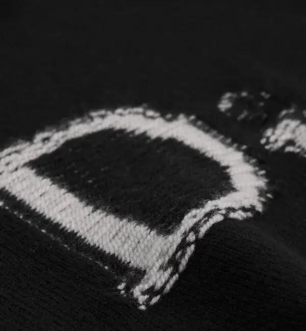 Dior Embroidery Crew Neck Sweater