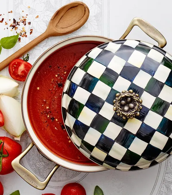 MACKENZIE-CHILDS Courtly Check Casserole Dish