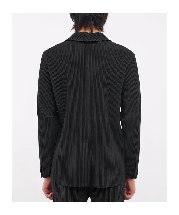 Issey Miyake Homme Plissé Plissé Single Breasted Blazer