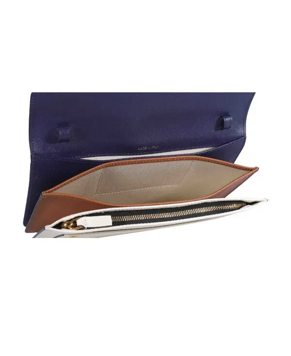 Marni Two-tone Leather Shoulder Bag