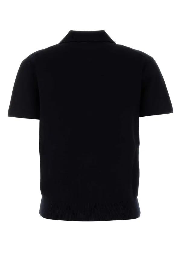 Max Mara Teti Short-sleeved Polo Shirt With Zip Detail