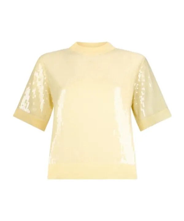 Liu Jo Sequin-embellished Round Neck T-shirt