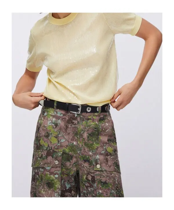 Liu Jo Sequin-embellished Round Neck T-shirt