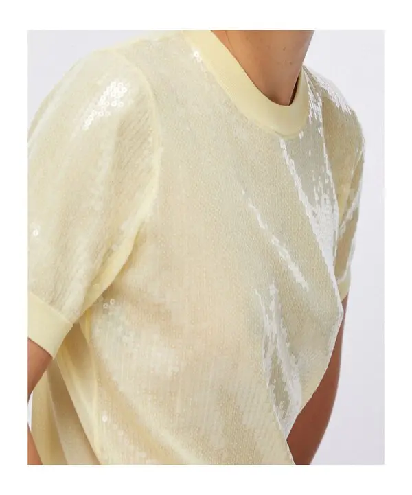 Liu Jo Sequin-embellished Round Neck T-shirt