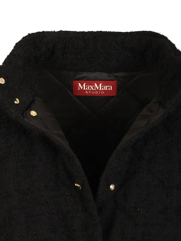 Max Mara Puffer Jacket With Button Closure