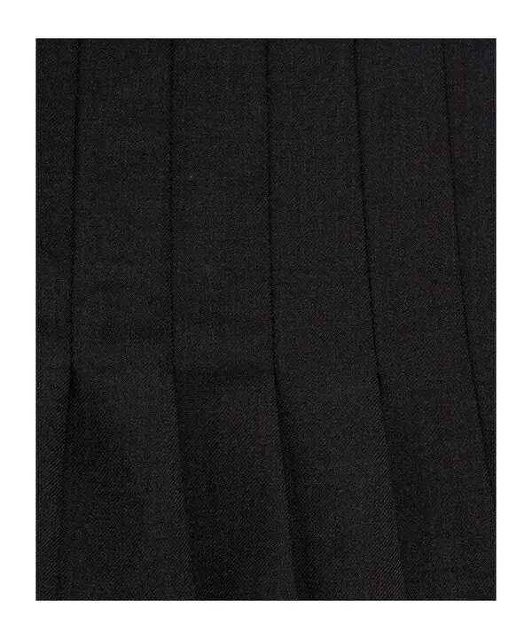 Paloma Wool Pleated Skirt With Ruffle Overlay