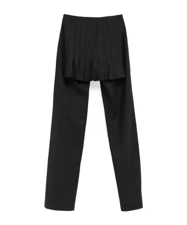 Paloma Wool Pleated Skirt With Ruffle Overlay