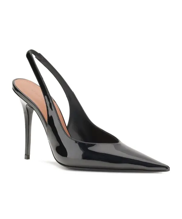 Amina Muaddi Anok Sling Pumps - Black