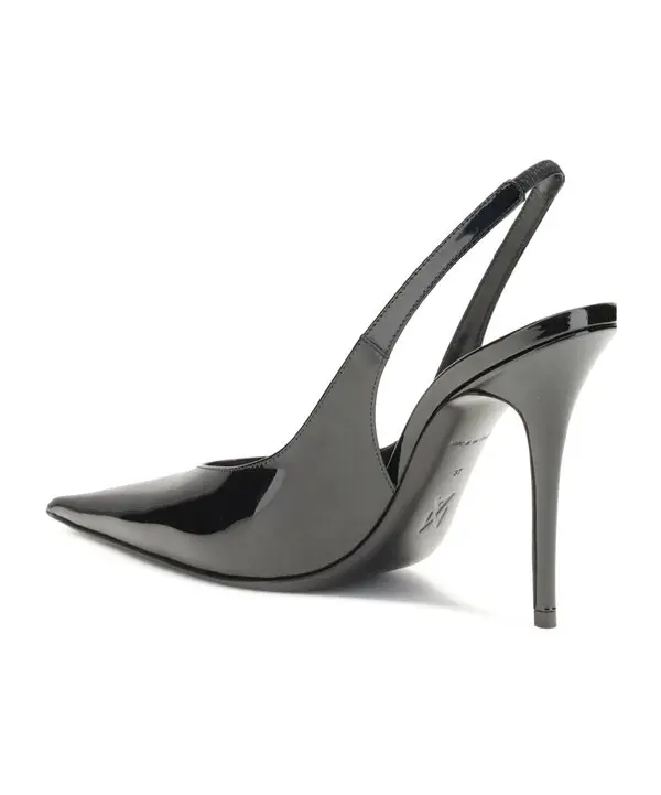 Amina Muaddi Anok Sling Pumps - Black