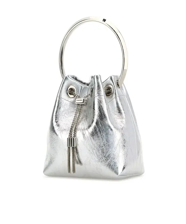 JIMMY CHOO Bon Bon Clutch Bag - Silver