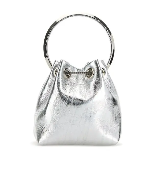 JIMMY CHOO Bon Bon Clutch Bag - Silver