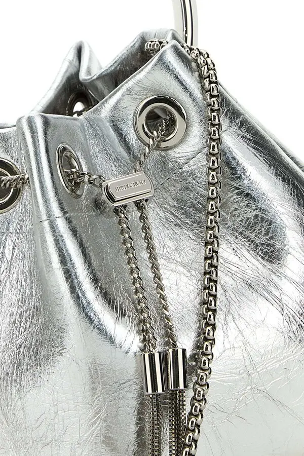 JIMMY CHOO Bon Bon Clutch Bag - Silver