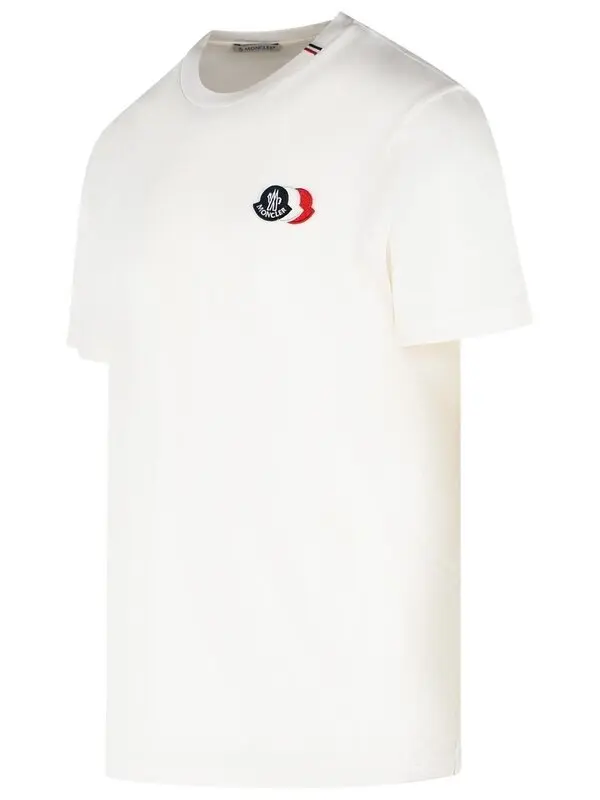 Moncler Logo Patch Crewneck T-shirt