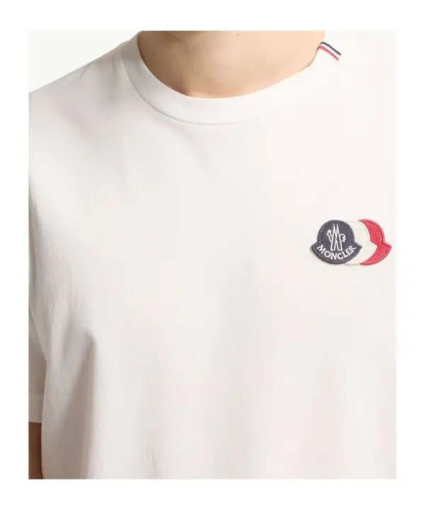 Moncler Logo Patch Crewneck T-shirt