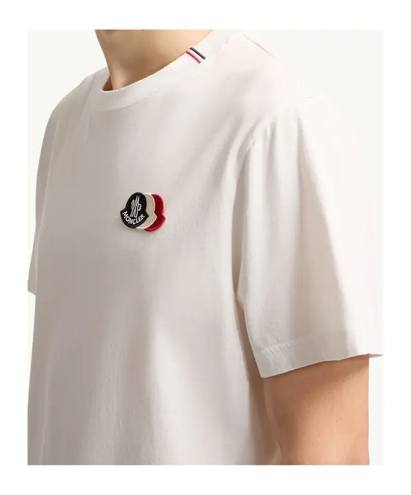 Moncler Logo Patch Crewneck T-shirt