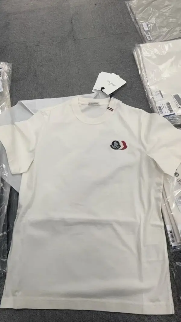 Moncler Logo Patch Crewneck T-shirt
