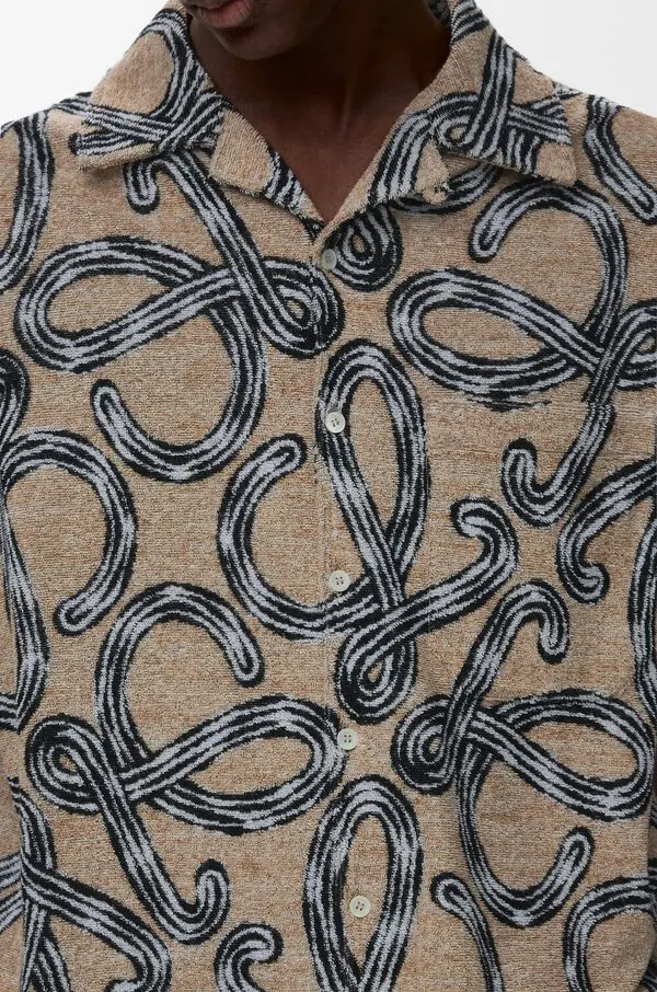 Loewe Terry Jacquard Short Sleeve Shirt