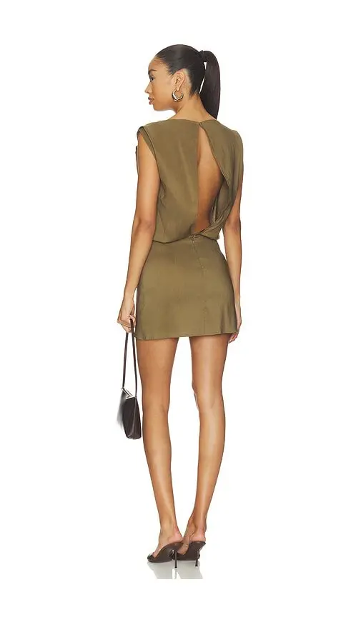 EAVES Lilou Mini Dress - Olive
