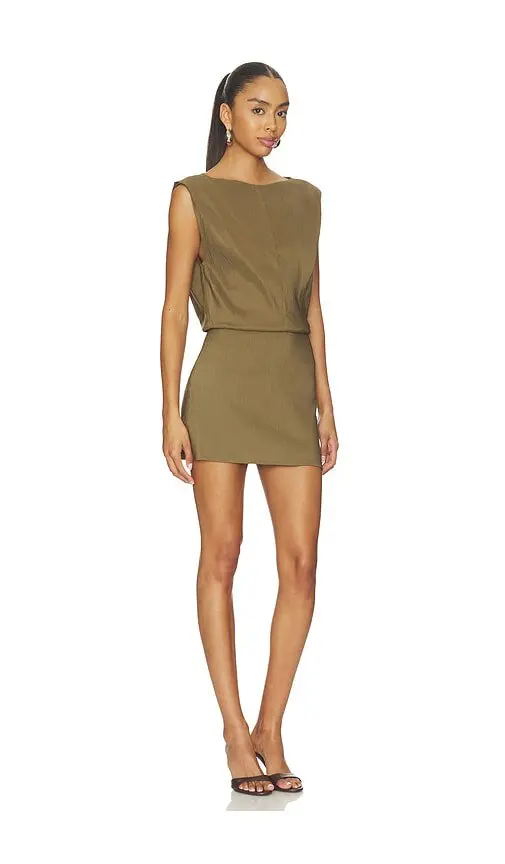 EAVES Lilou Mini Dress - Olive