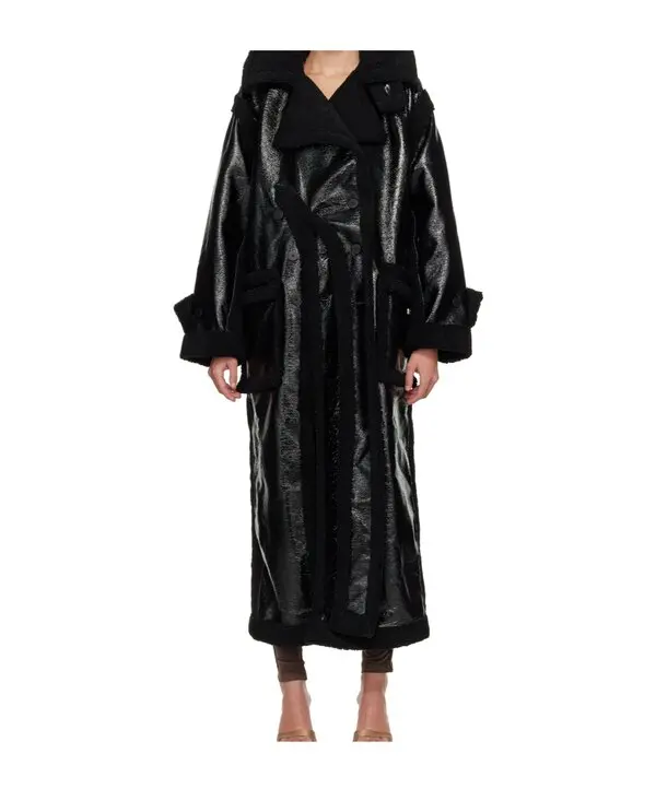 Ottolinger Faux Fur Trimmed Coat