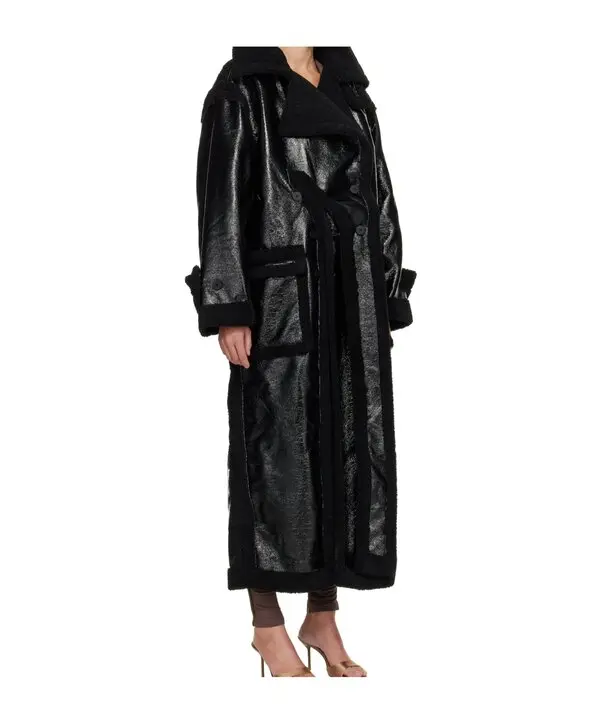 Ottolinger Faux Fur Trimmed Coat