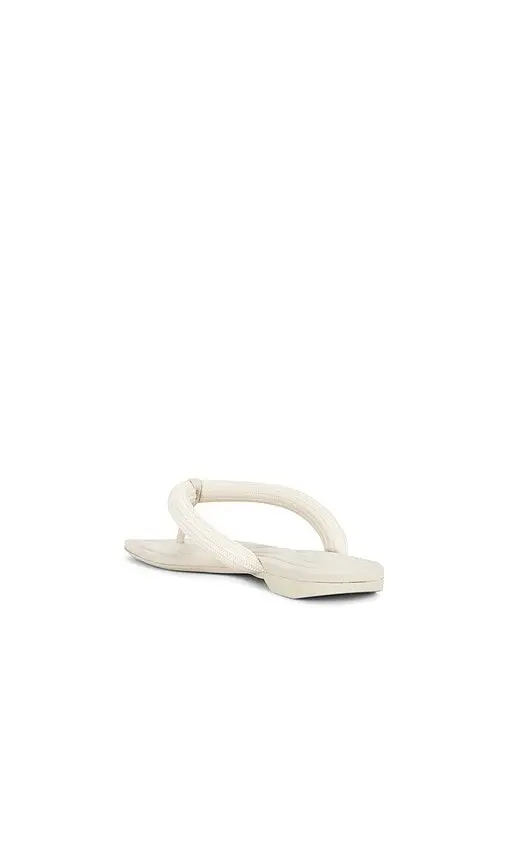 Alexander Wang Jenna Tubular Flat Thong Sandal - Cream