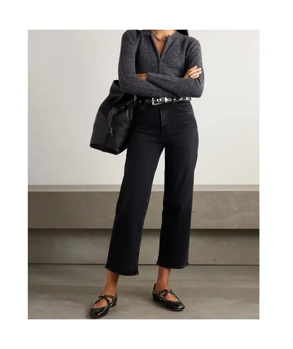 AGOLDE High-waist Wide-leg Denim Trousers