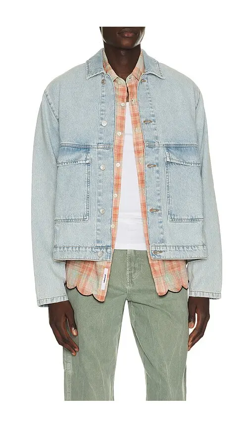 EDMMOND STUDIOS Avail Denim Jacket - Blue
