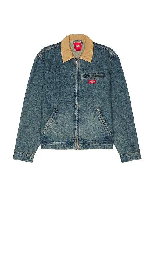 Dickies Denim Painter Jacket With Corduroy Collar
