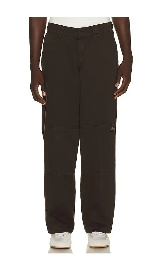 Dickies Worn-in Double Knee Work Pant - Brown