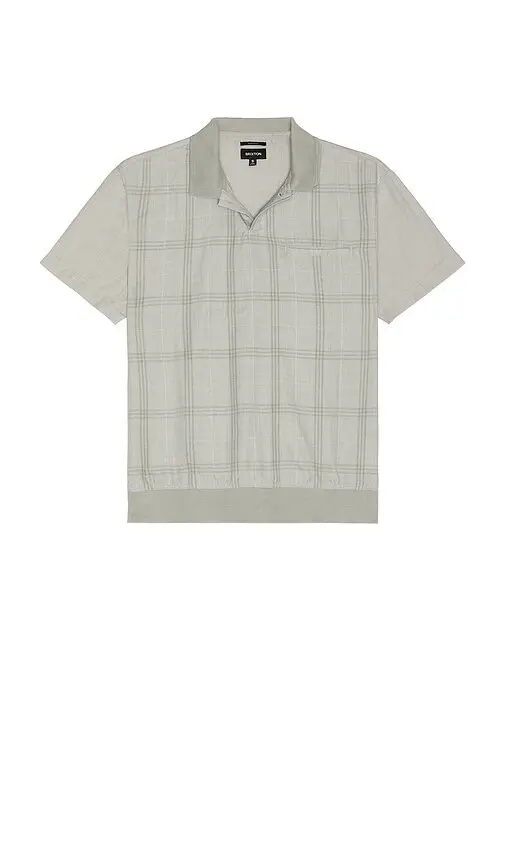 Brixton Trolly Jacquard Weekend Short Sleeve Polo In . Also