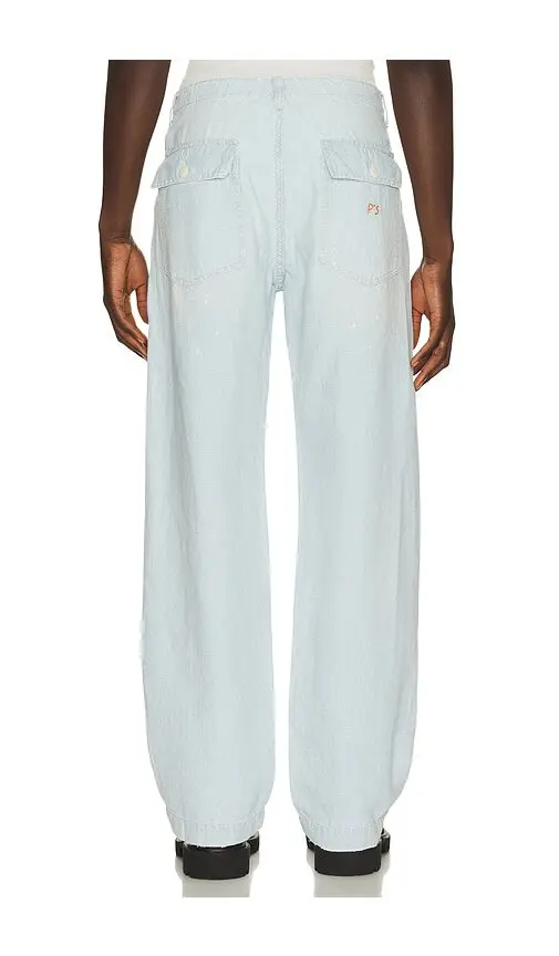 President's Fatigue Original Chambray Pants - Blue