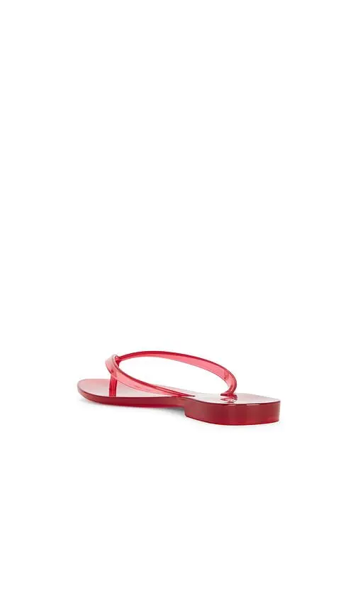 Madewell X Melissa Jelly Thong Flip Flops - Red