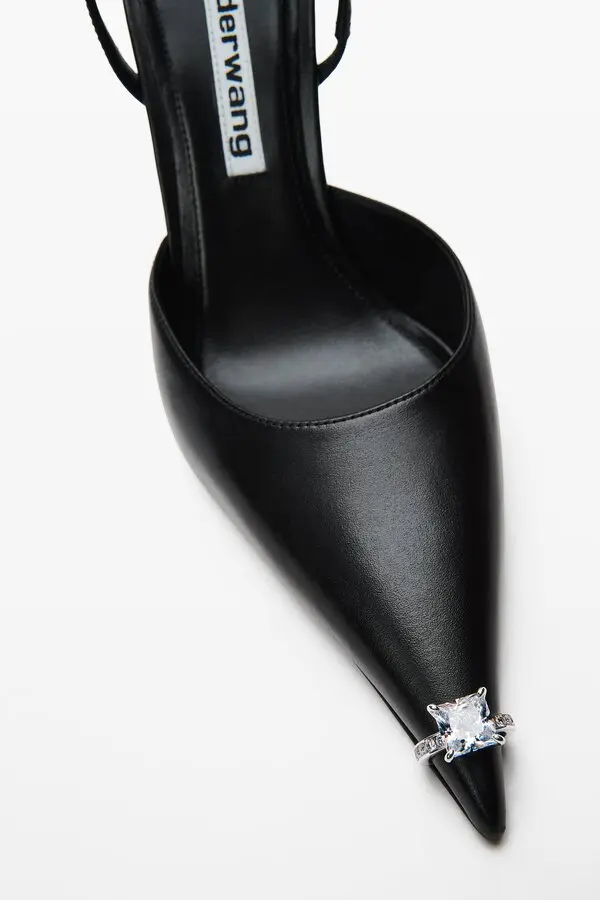 Alexander Wang Akilita Slingback Pointed Toe High Heel