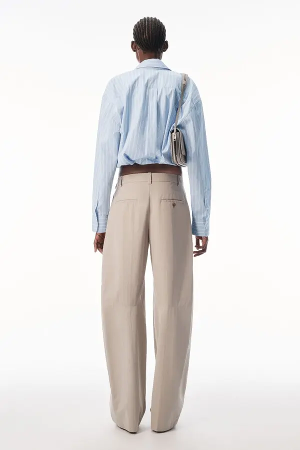 Alexander Wang Mid-rise Tailored Wide-leg Pants
