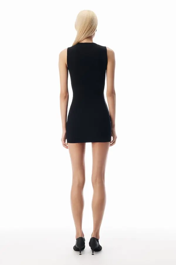 Alexander Wang Debossed Logo Mini Dress