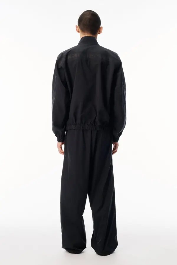 Alexander Wang Perforated Logo Mid-rise Track Pant