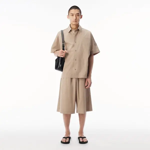 Alexander Wang Perforated Logo Mid-rise Short