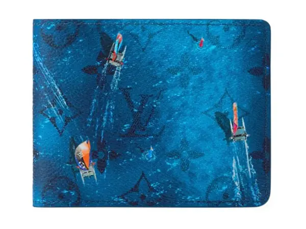 LOUIS VUITTON Catamaran Ple Wallet - Navy Blue