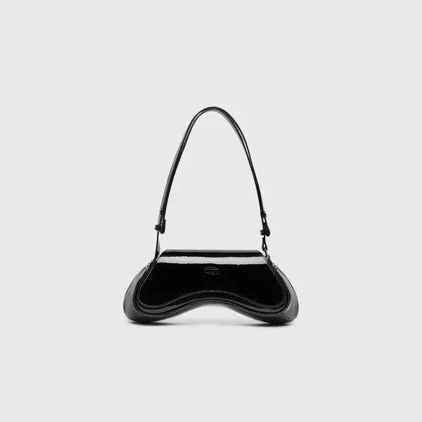 DIESEL® Play Glossy Crossbody Bag - Black