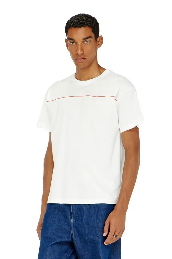 DIESEL® T-shirt With Contrast Piping