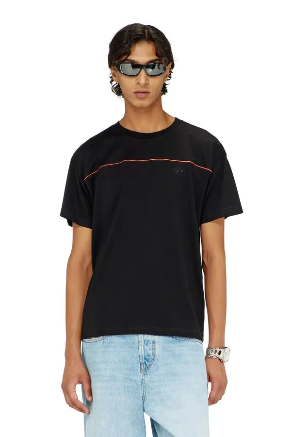 DIESEL® T-shirt With Contrast Piping