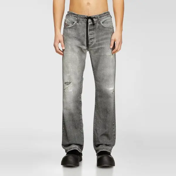 DIESEL® Relaxed Fit Jog Jeans - Grey