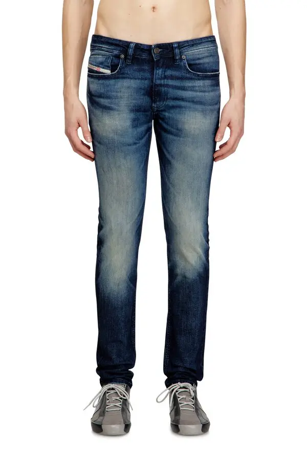 DIESEL® Sleenker Skinny Fit Low Waist Jeans - Blue