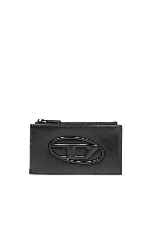 DIESEL® Leather Card Holder - Black